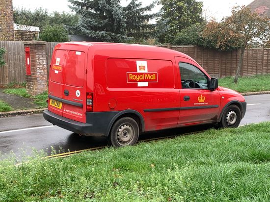 Royal Mail Postal Van Parked Eton Editorial Stock Photo - Stock Image ...