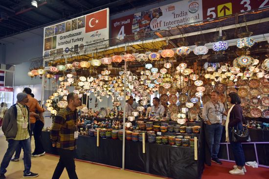 Visitors Seen Turkish Stall During India Editorial Stock Photo - Stock ...