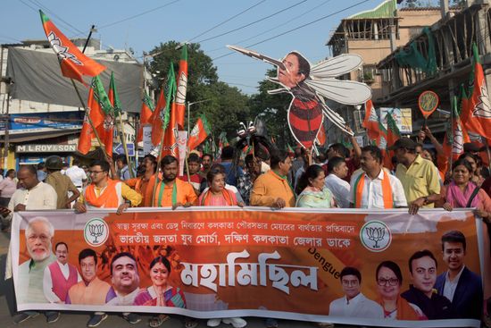 Bharatiya Janata Yuva Morcha Bjym Members Editorial Stock Photo - Stock ...