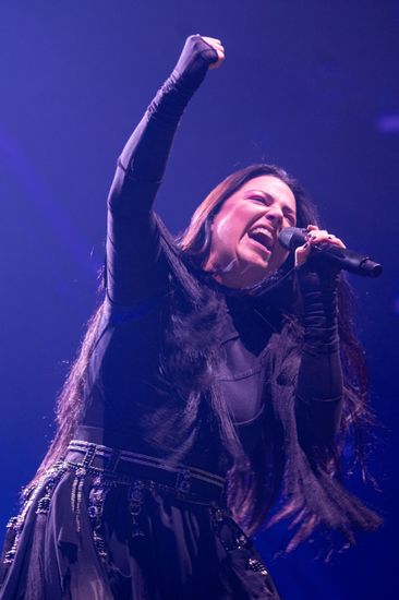 Vocalist Amy Lee Rock Band Evanescence Editorial Stock Photo - Stock ...