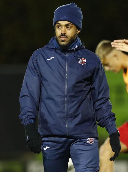 Exeter City Coach Nicky Ajose During Editorial Stock Photo - Stock ...