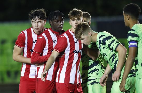 Exeter City U18 Players Ed James Editorial Stock Photo - Stock Image ...