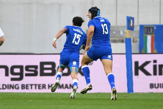 Italys Player Ange Capuozzo Scores Try Editorial Stock Photo - Stock ...