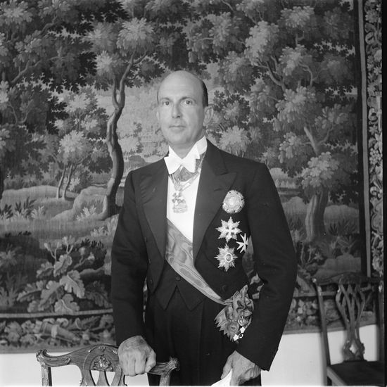 King Italy Umberto Ii Standing Room Editorial Stock Photo - Stock Image ...