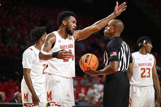 Maryland Terrapins Forward Donta Scott 24 Editorial Stock Photo - Stock ...