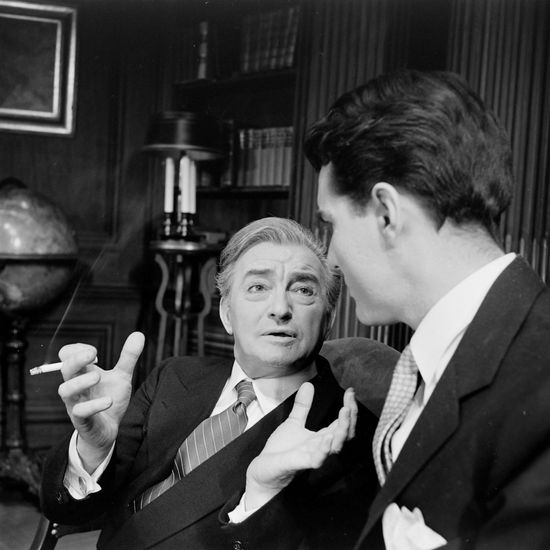 Claude Rains L Douglass Watson R Editorial Stock Photo - Stock Image ...