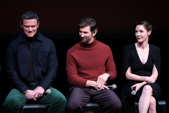 Luke Evans Michiel Huisman Jessica Ann Editorial Stock Photo - Stock ...