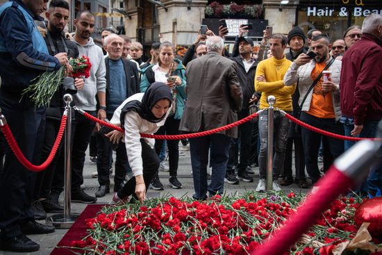 On 14 November 2022 People Mourning Editorial Stock Photo - Stock Image ...