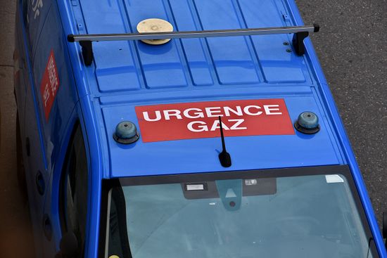 Gaz Distribution France Grdf Emergency Vehicle Editorial Stock Photo ...