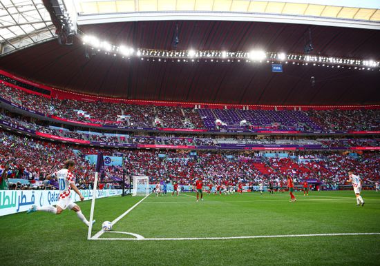 Luka Modric Croatia Takes Corner Kick Editorial Stock Photo - Stock ...