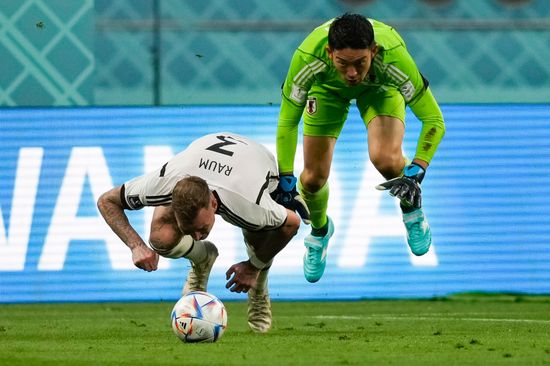 Goalkeeper Shuichi Gonda Japan Fouled David Editorial Stock Photo ...