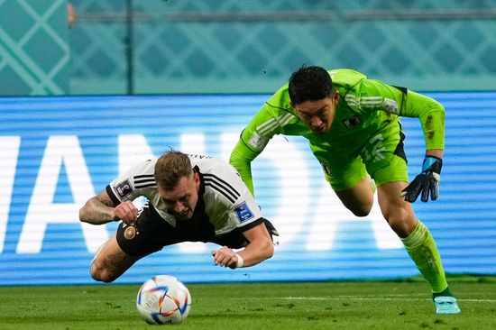 Goalkeeper Shuichi Gonda Japan Fouled David Editorial Stock Photo ...