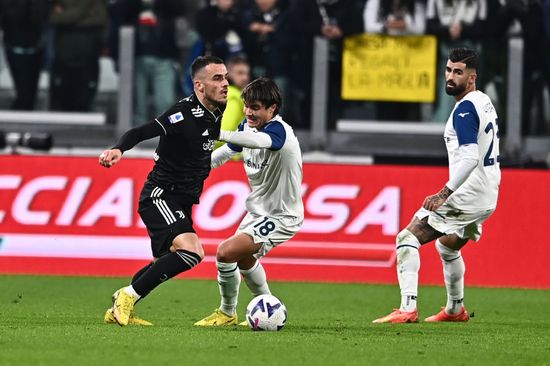 Filip Kostic Juventus Luka Romero Lazio Editorial Stock Photo - Stock ...