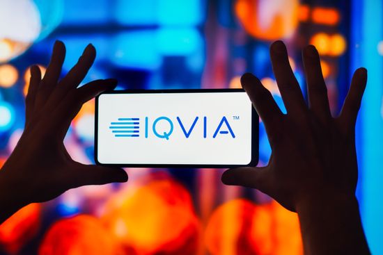This Photo Illustration Iqvia Logo Displayed Editorial Stock Photo ...