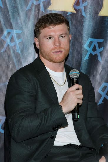 El Canelo Launches His New Alcoholic Editorial Stock Photo - Stock ...