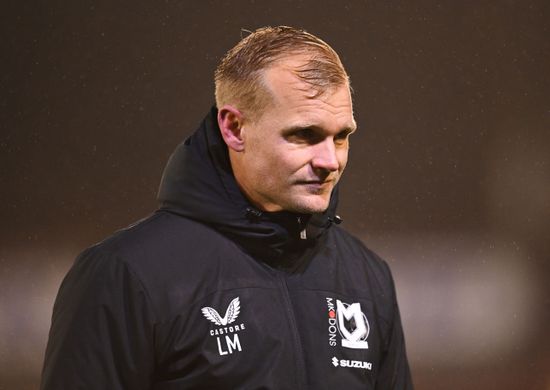 Liam Manning Manager Milton Keynes Dons Editorial Stock Photo - Stock ...