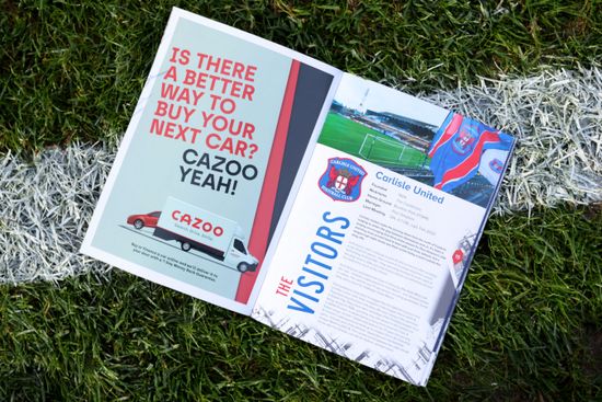 Cazoo Advert Inside Matchday Programme Editorial Stock Photo - Stock ...