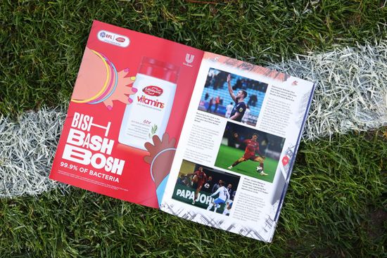 Lifebuoy Advert Inside Matchday Programme Editorial Stock Photo - Stock ...