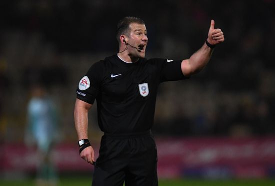 Referee Anthony Backhouse Editorial Stock Photo - Stock Image ...