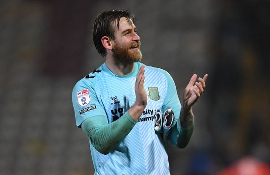 Lee Burge Goalkeeper Northampton Town Celebrates Editorial Stock Photo ...