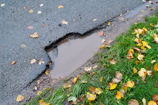 Potholes Getting Bigger After Rain After Editorial Stock Photo - Stock ...