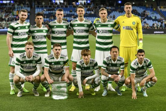 Celtic Pose Team Phot Before Kick Editorial Stock Photo - Stock Image ...