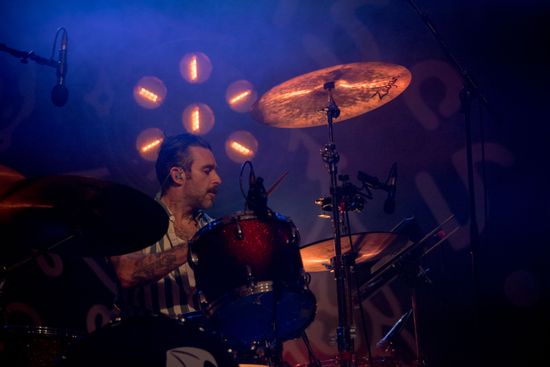 Seattle Group Pillar Indie Rock Concert Editorial Stock Photo - Stock ...