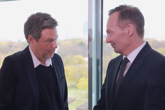 Robert Habeck Volker Wissing Cabinet Meeting Editorial Stock Photo ...