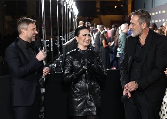 Chris Hardwick Demi Lovato Jeffrey Dean Editorial Stock Photo - Stock ...