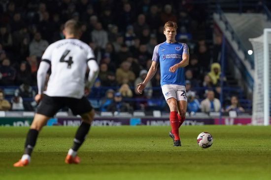 Portsmouth Defender Sean Raggett During Efl Editorial Stock Photo ...