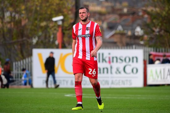Pierce Sweeney Exeter City During Sky Editorial Stock Photo - Stock ...