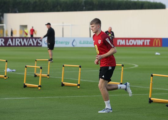 Joe Morrell Wales During Wales Training Editorial Stock Photo - Stock ...