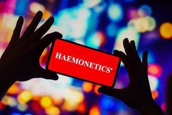 This Photo Illustration Haemonetics Corporation Logo Editorial Stock ...