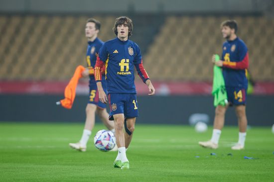 Bryan Gil Spain Warms During International Editorial Stock Photo ...