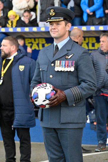 Raf Group Captain Presents Match Ball Editorial Stock Photo - Stock ...