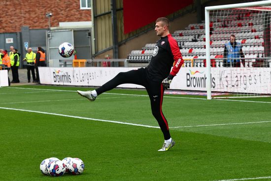 Morecambe Fc Goalkeeper Adam Smith 12 Editorial Stock Photo - Stock ...