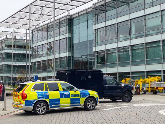 Metropolitan Police Jankel Guardian Armoured Vehicle Editorial Stock ...