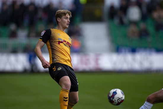 Declan Drysdale Newport County Action Editorial Stock Photo - Stock ...