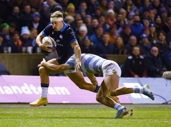 Darcy Graham Scotland Winger Bursts Line Editorial Stock Photo - Stock ...