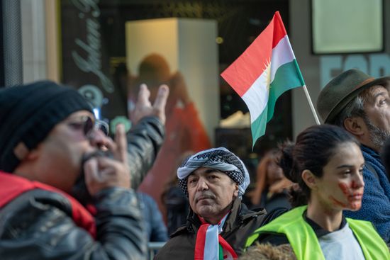Iranians Rally Infront United Nations Headquarters Editorial Stock ...
