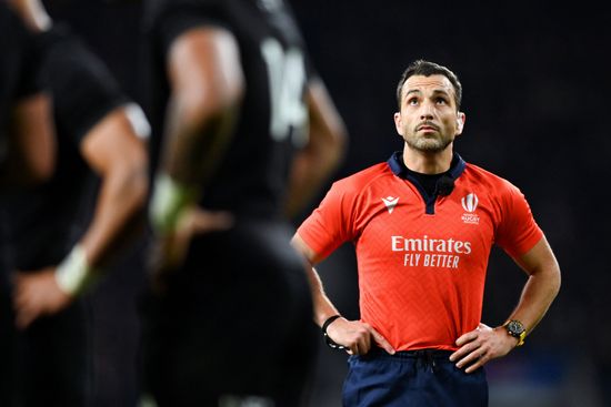 Referee Mathieu Raynal Watches Replay On Editorial Stock Photo - Stock ...