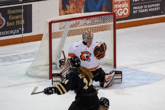Rit Tigers Goaltender Sarah Coe 30 Editorial Stock Photo - Stock Image ...