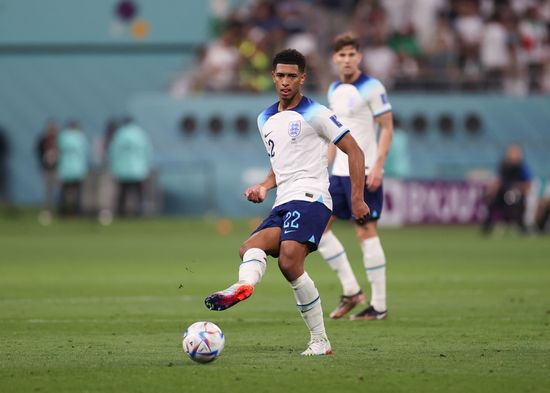 Jude Bellingham England Passing Ball Through Editorial Stock Photo ...