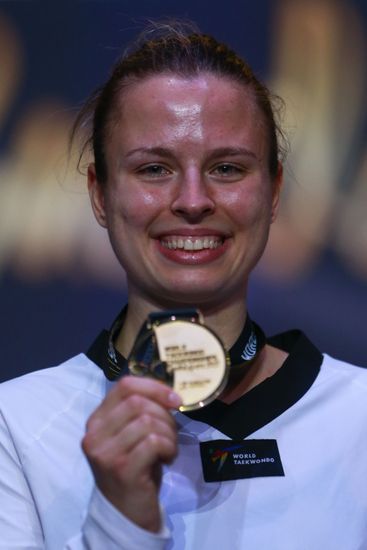 Serbian Gold Medalist Nadica Bozanic Poses Editorial Stock Photo ...