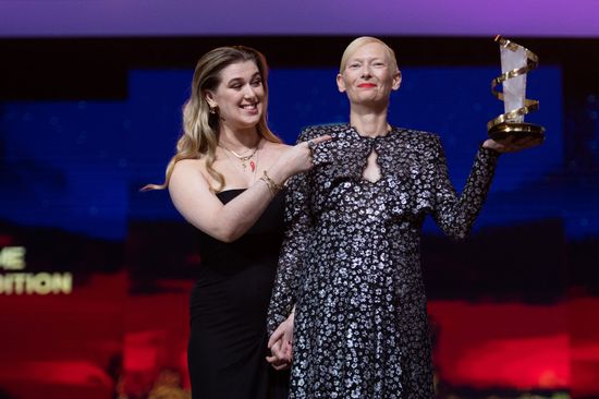 Tilda Swinton Her Daughter Honor Swinton Editorial Stock Photo - Stock ...
