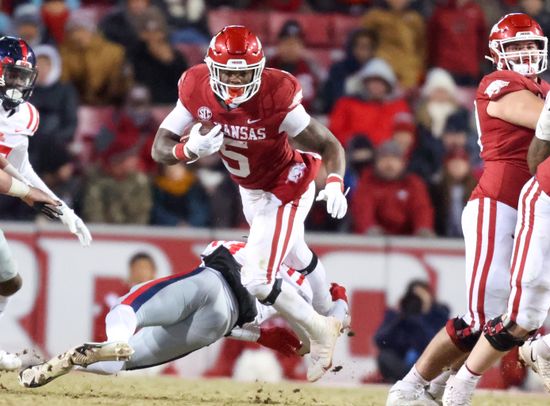 Razorback Running Back Raheim Sanders 5 Editorial Stock Photo - Stock ...
