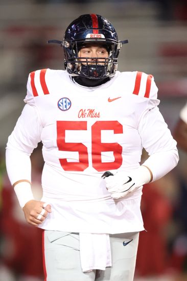 Ole Miss Offensive Lineman Reese Mcintyre Editorial Stock Photo - Stock ...