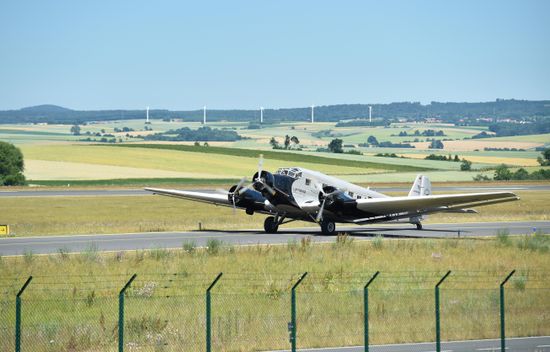 Propeller Plane Junkers Ju 52 On Editorial Stock Photo - Stock Image ...