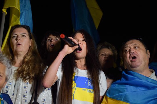 Ukrainian Pop Singer Former Eurovision Song Editorial Stock Photo ...