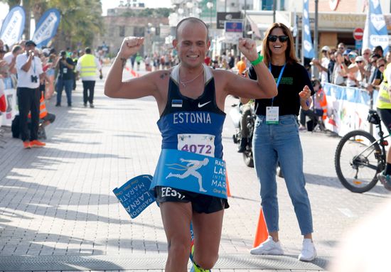 Juhkov Janar Estonia Celebrates After Larnaca Editorial Stock Photo ...